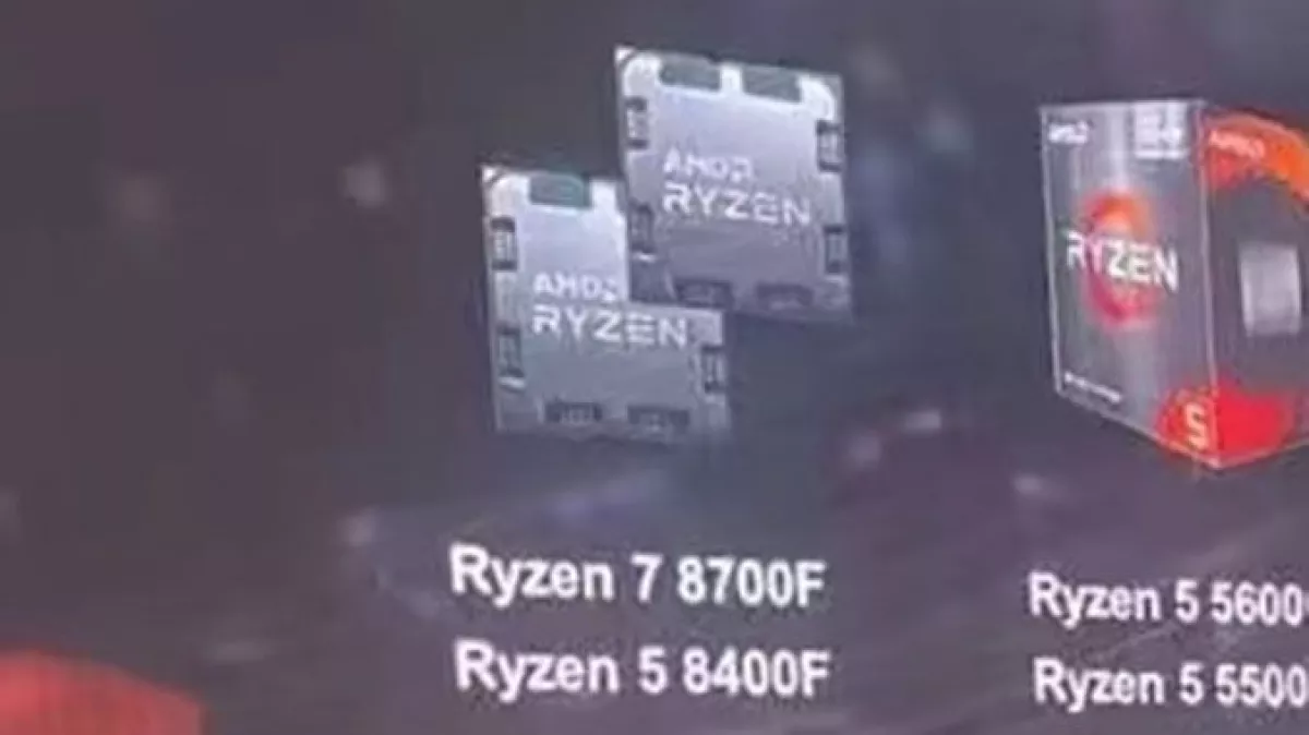 AMD presenta esclusivamente in Cina i nuovi Ryzen all'AI summit - Ryzen 7 8700F e Ryzen 5 8400F ...