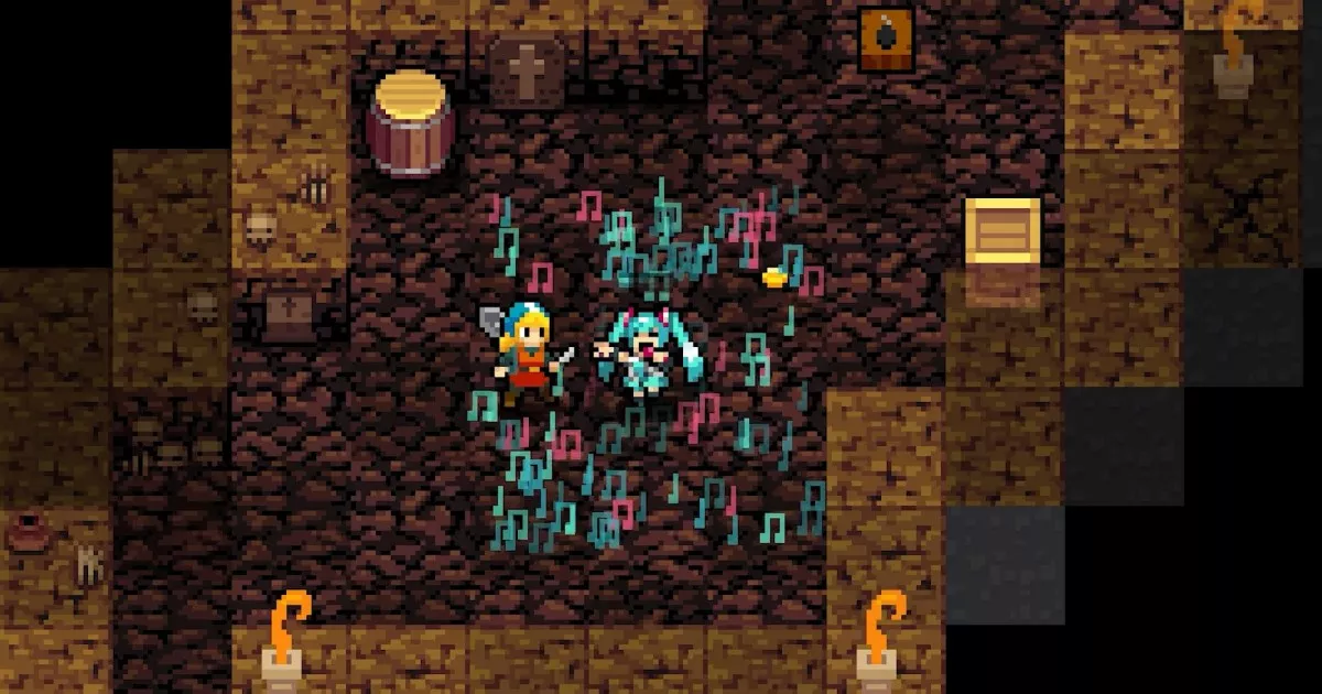 Il crossover di Hatsune Miku con Crypt of the NecroDancer Ã¨ perfetto ...