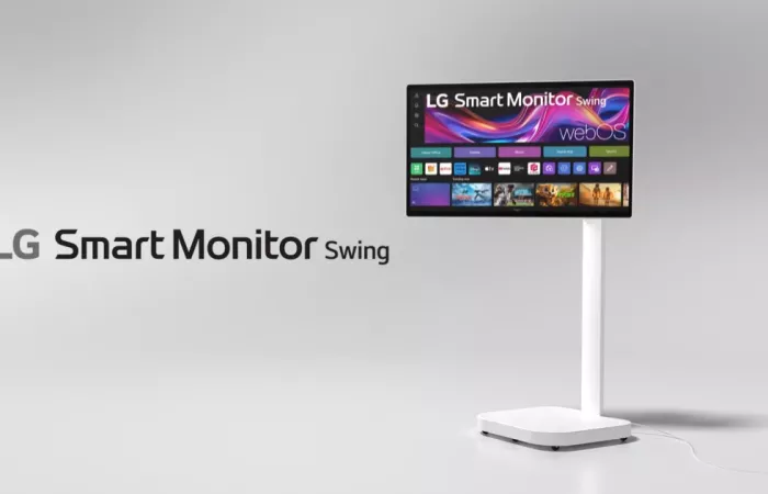 LG lancia il monitor Smart Swing su ruote con display touch 4K - WEMEDIA